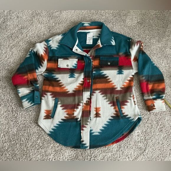 Fornia | Jackets & Coats | Forniaaztec Patterned Fleece Jacket | Poshmark